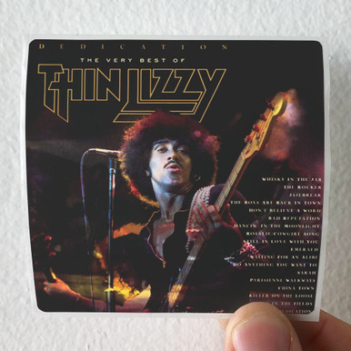 Thin Lizzy Dedication The Very Best Of Thin Lizzy Album Cover Sticker