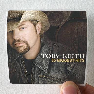 Toby Keith 35 Biggest Hits Album Cover Sticker