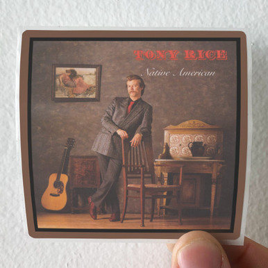 Tony Rice Native American Album Cover Sticker