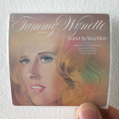Tammy Wynette Stand By Your Man Album Cover Sticker
