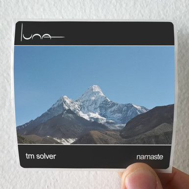 TM Solver Namaste Album Cover Sticker