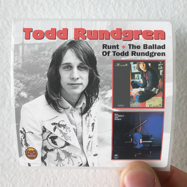 Todd Rundgren Runt The Ballad Of Todd Rundgren Album Cover Sticker