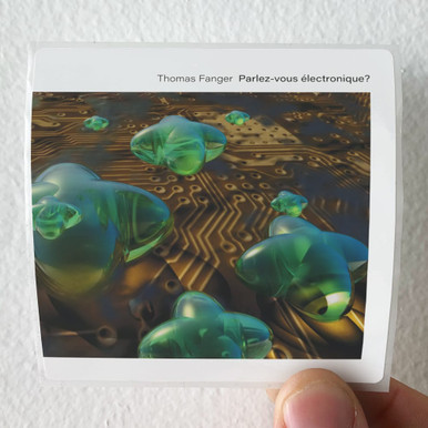 Thomas Fanger Parlez Vous Lectronique Album Cover Sticker