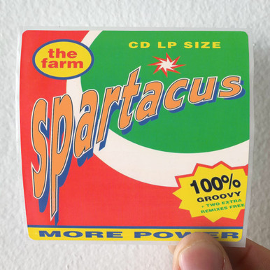 The Farm Spartacus Album Cover Sticker