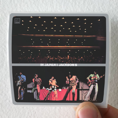 The Jackson 5 In Japan Album Cover Sticker