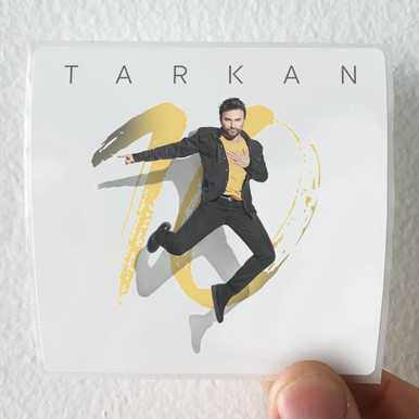 Tarkan 10 Album Cover Sticker