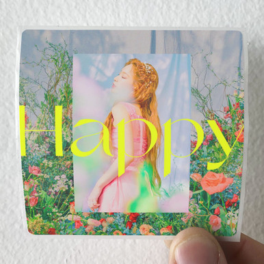 Taeyeon Happy Album Cover Sticker