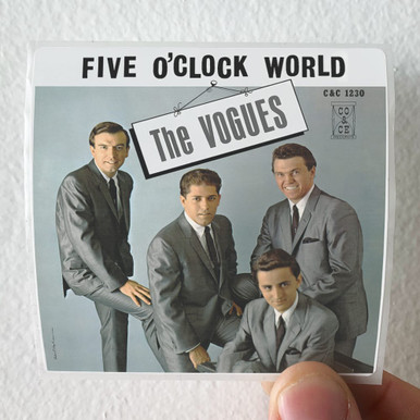 The Vogues Five Oclock World Album Cover Sticker