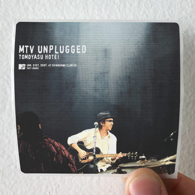 Tomoyasu Hotei Mtv Unplugged Album Cover Sticker