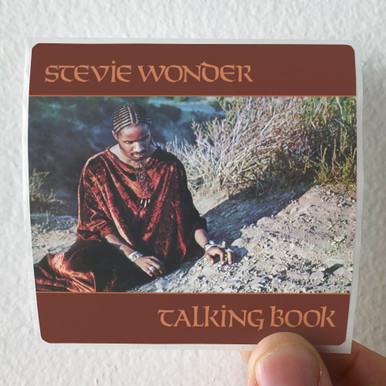 Stevie Wonder Talking Book Album Cover Sticker