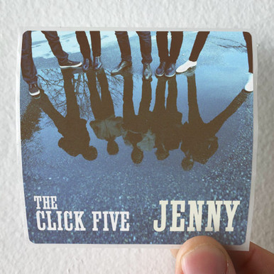 The Click Five Jenny Album Cover Sticker