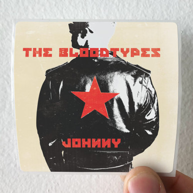 The Bloodtypes Johnny Album Cover Sticker