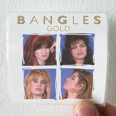The Bangles Gold Album Cover Sticker