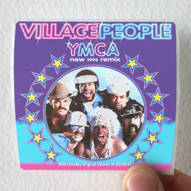 Village People Ymca Album Cover Sticker