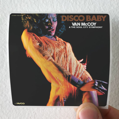 Van McCoy Disco Baby Album Cover Sticker