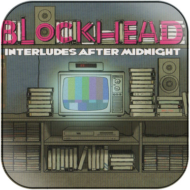 Blockhead Music By Cavelight Album Cover Sticker Album Cover Sticker