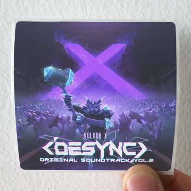 Volkor X Desync Original Soundtrack Vol2 Album Cover Sticker