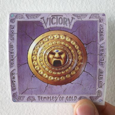 Victory Temples Of Gold Album Cover Sticker