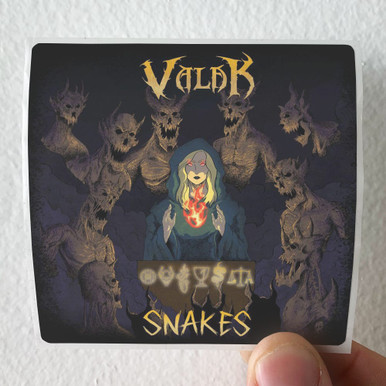 Valak Snakes Album Cover Sticker