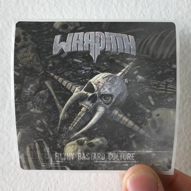Warpath Filthy Bastard Culture Album Cover Sticker