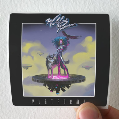 Wolf and Raven Platforms Album Cover Sticker