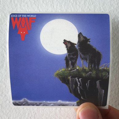 Wolf Edge Of The World Album Cover Sticker