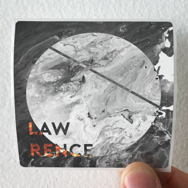 When Waves Collide Lawrence Piano Variation Album Cover Sticker