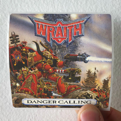Wraith Danger Calling Album Cover Sticker