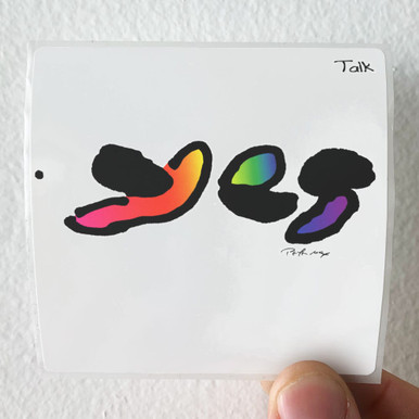 Yes Talk Album Cover Sticker
