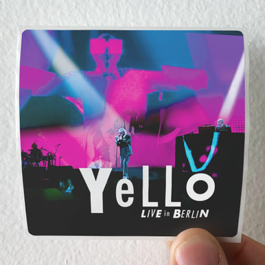Yello Live In Berlin Album Cover Sticker