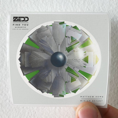 Zedd Find You Album Cover Sticker