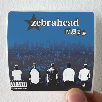 Zebrahead Mfzb Album Cover Sticker