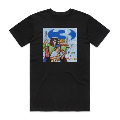 3 Paint By Number Album Cover T-Shirt Black