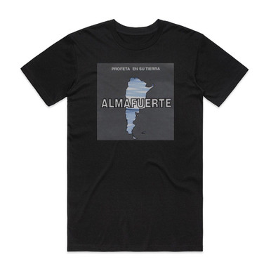Almafuerte Profeta En Su Tierra Album Cover T-Shirt Black
