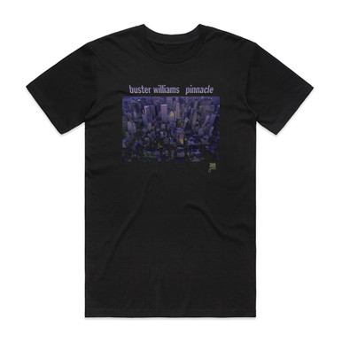 Buster Williams Pinnacle Album Cover T-Shirt Black