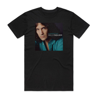 Billy Squier Essential Billy Squier Album Cover T-Shirt Black