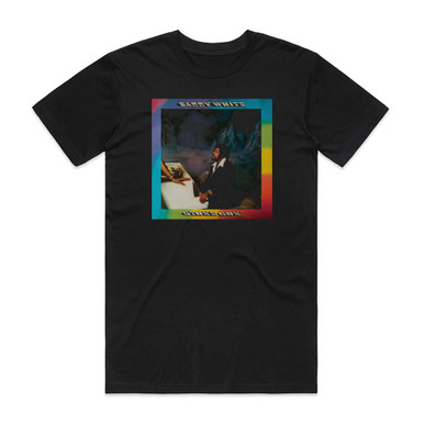 Barry White Stone Gon Album Cover T-Shirt Black