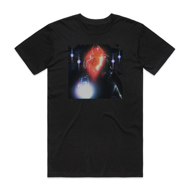 Bladee Red Light Album Cover T-Shirt Black