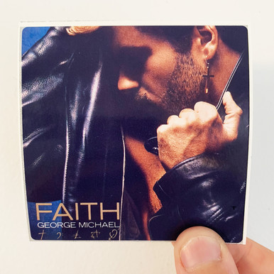 George Michael Faith Album Cover Sticker
