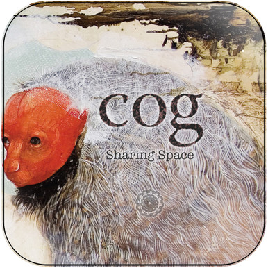 Cog Sharing Space Album Cover Sticker Album Cover Sticker