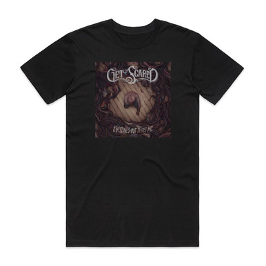 Get Scared Everyones Out To Get Me Album Cover T-Shirt Black