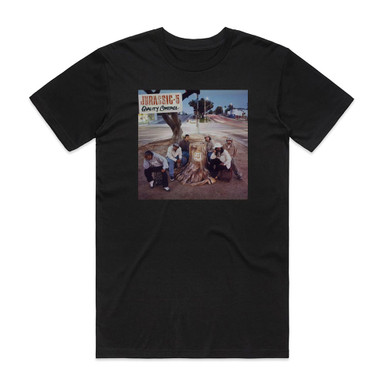 Jurassic 5 Quality Control Album Cover T-Shirt Black