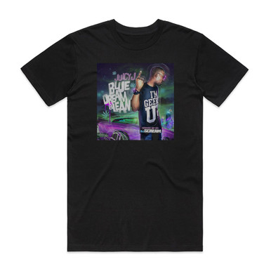 Juicy J Blue Dream Lean Album Cover T-Shirt Black