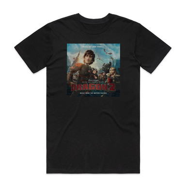 John Powell How To Train Your Dragon 2 1 Album Cover T-Shirt Black
