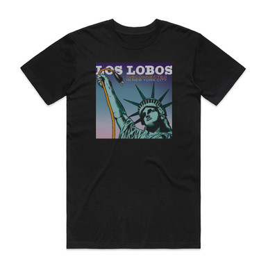 Los Lobos Disconnected In New York Album Cover T-Shirt Black