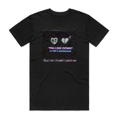 LiL PEEP Falling Down Album Cover T-Shirt Black