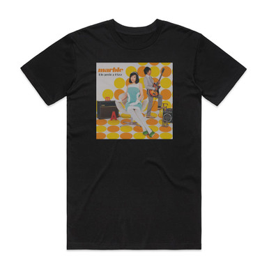 marble Lingering Fizz Album Cover T-Shirt Black