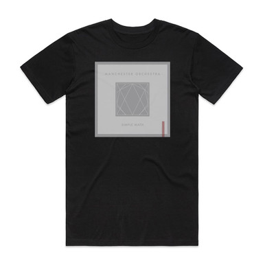 Manchester Orchestra Simple Math Album Cover T-Shirt Black