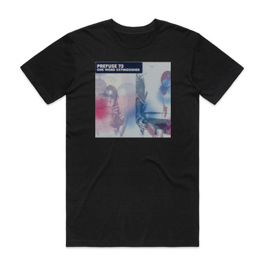 Prefuse 73 One Word Extinguisher Album Cover T-Shirt Black