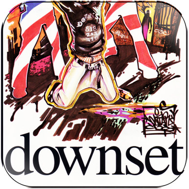 downset Anger Album Cover Sticker